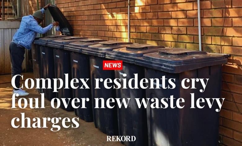 Complex residents cry foul over new waste levy charges | Rekord