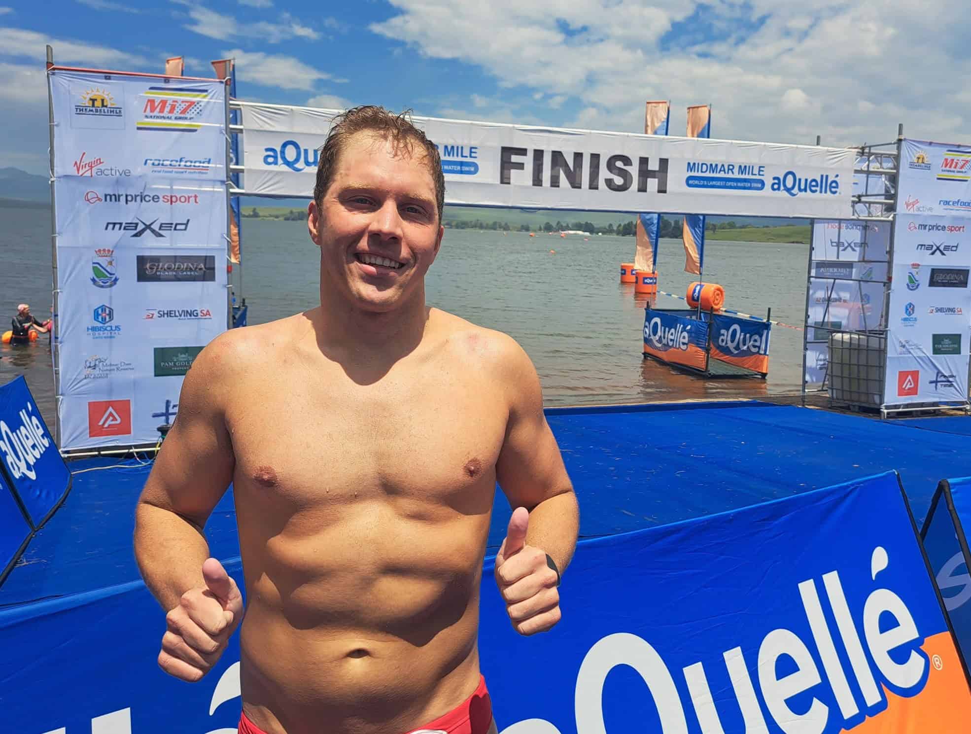 Von Wielligh’s 32-mile Midmar mission backed by Olympic medallist ...