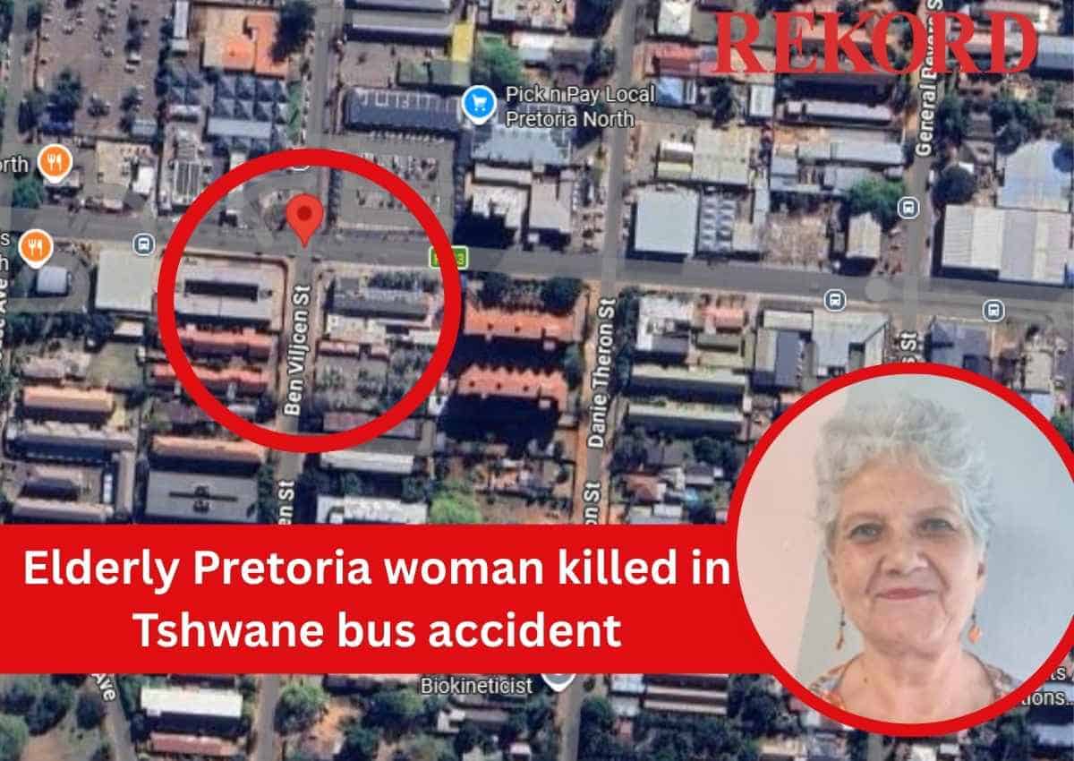 Elderly Pretoria woman killed in Tshwane bus accident | Rekord