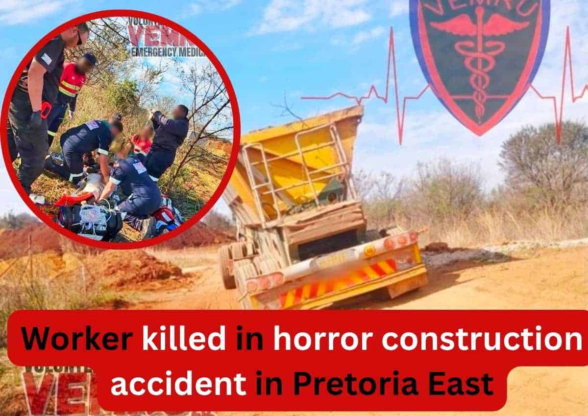 Worker killed in horror construction accident in Pretoria East | Rekord