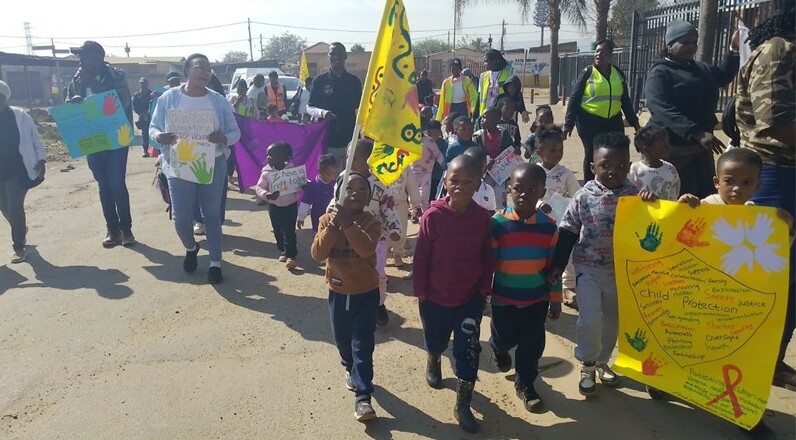 Several day-care centres march to Mamelodi East police station to hand ...