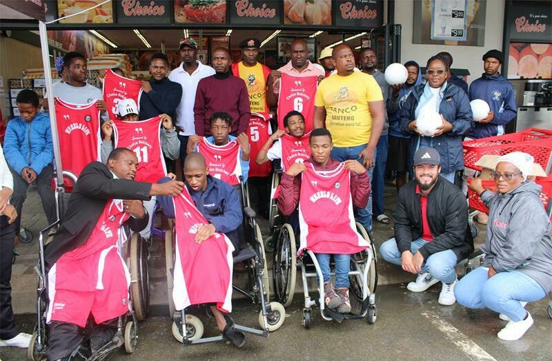 10 disabled members of wheelchair basketball club gets new uniform ...