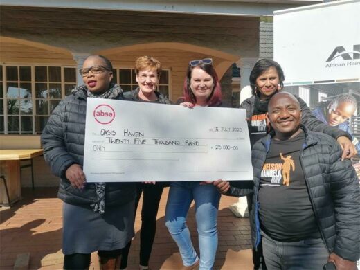 Community shows support to Oasis Haven in Robin Hills on Mandela Day ...