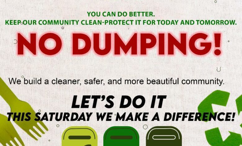Resident urged to join in and support clean-up drive aimed at restoring ...
