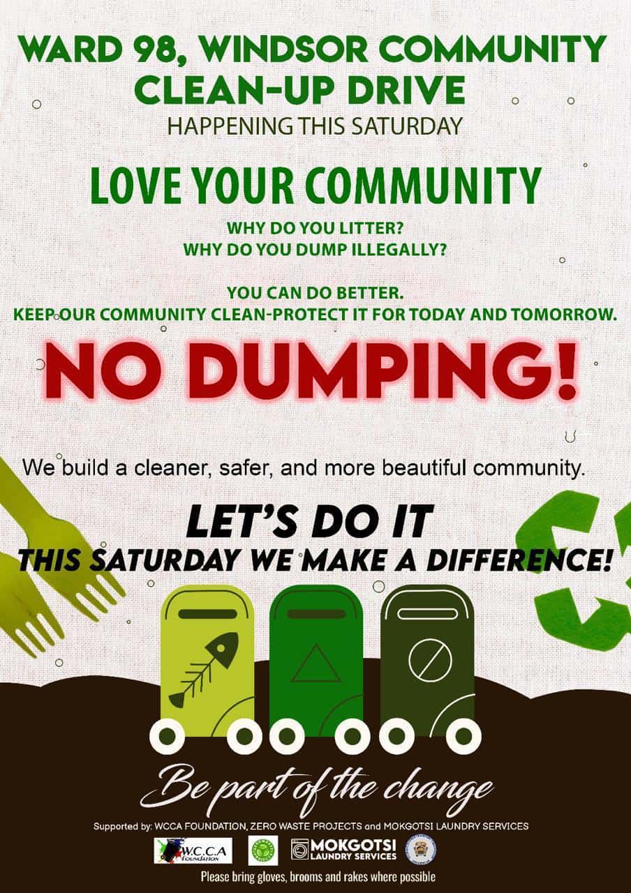Resident urged to join in and support clean-up drive aimed at restoring ...