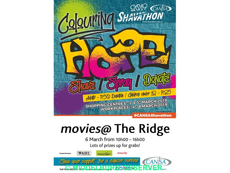 Win a prize at the biggest CANSA Shavathon ever | Middelburg Observer