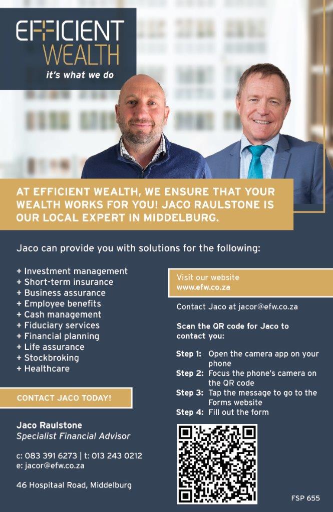 Efficient Wealth: why us? | Middelburg Observer