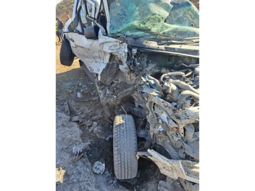 Driver miraculously survives crushed vehicle in R555 collision ...