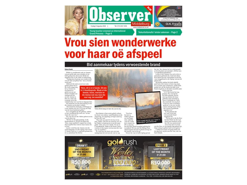 Ons kyk terug op ’n hartseer Augustus met begrafnis van ses kinders ...