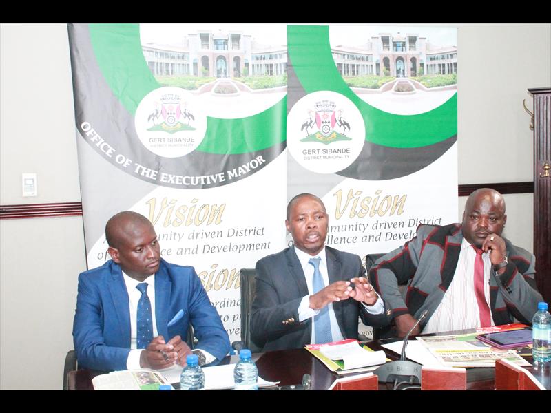 Gert Sibande District Municipality municipa manager, Mr Absenia Habile ...