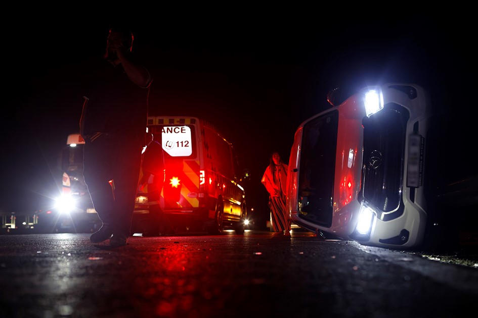 {PHOTOS} - Two cars collide near Boxer Centre outside Ermelo ...