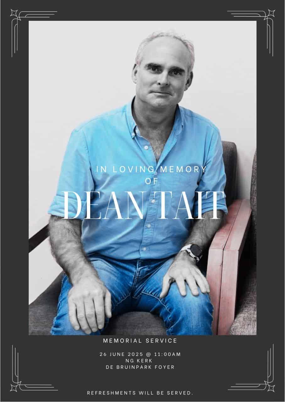 Ermelo mourns passing of doctor Déan Tait, respected general surgeon ...