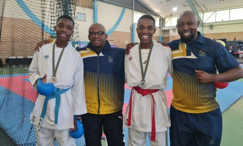 Ermelo’s karate twins battle for gold at national championship ...