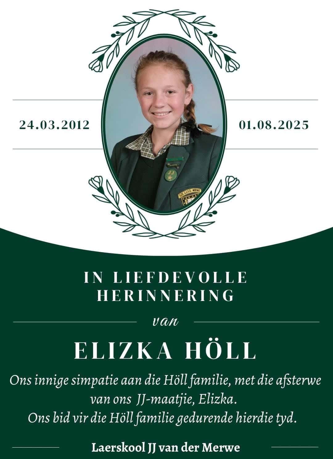 Höll-gesin wag op verslag ná Elizka (13) se dood | Highvelder News