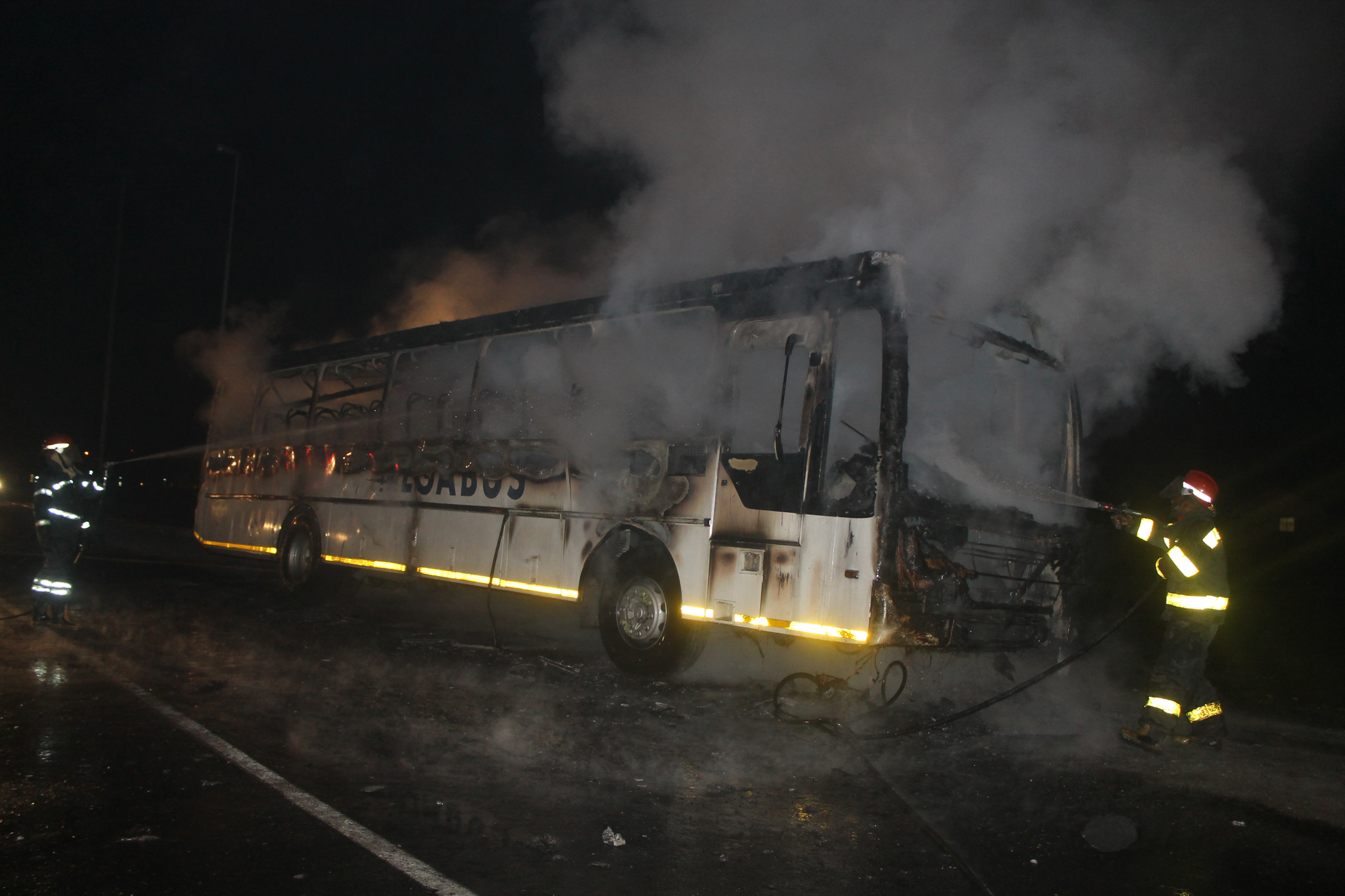 Bus set alight | Ridge Times