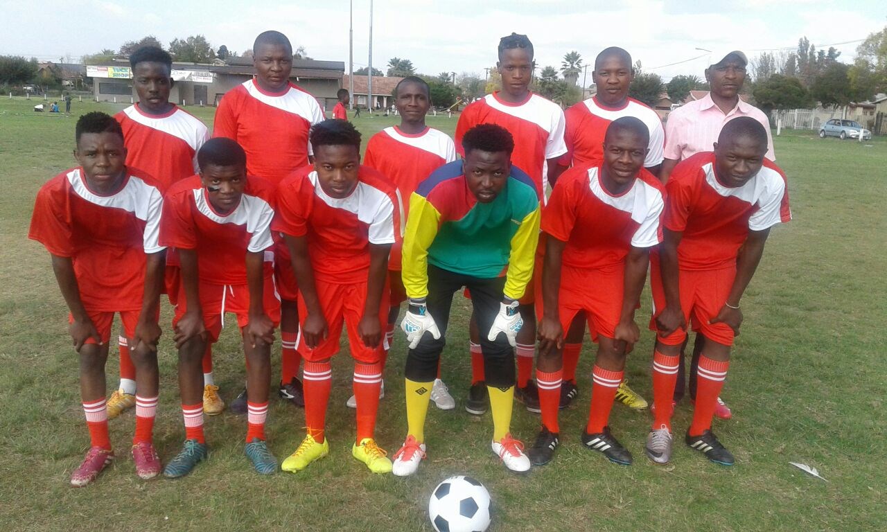 The Ermelo petrol attendants team, Amabhubesi FC, receive new soccer ...
