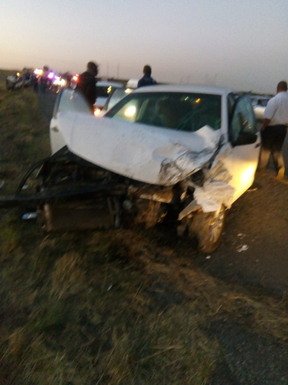 Cars collide between Evander and eMbalenhle at turn off to Brenden ...