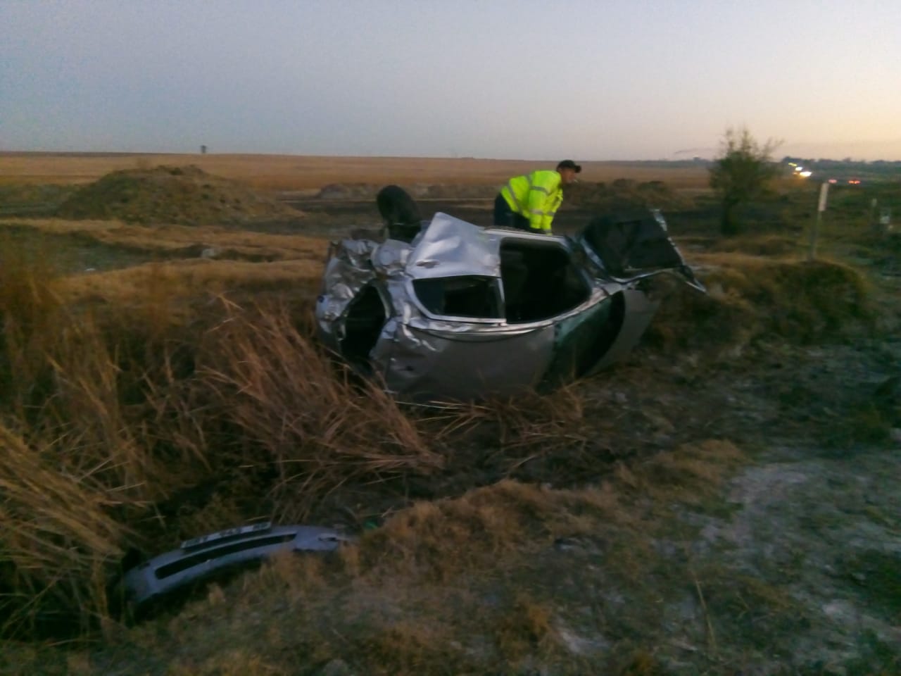 Two cars roll between Evander and eMbalenhle | Ridge Times