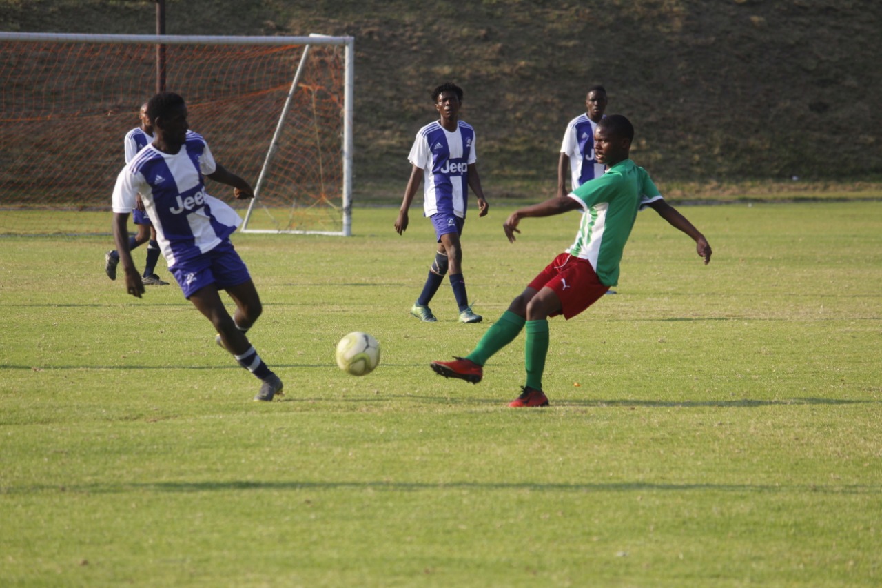 GALLERY - SAB Soccer League teams in action at AJ Swanepoel Stadium ...