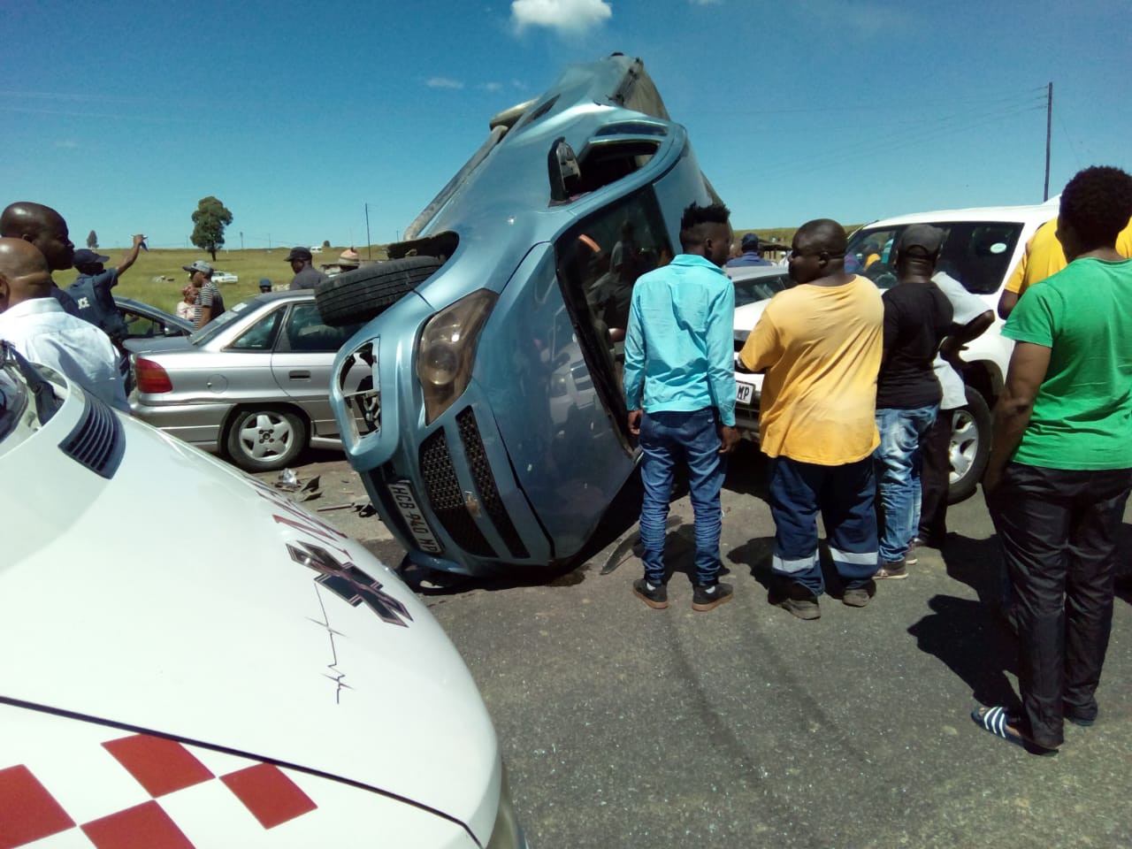 Four cars crash at eMbalenhle intersection | Ridge Times