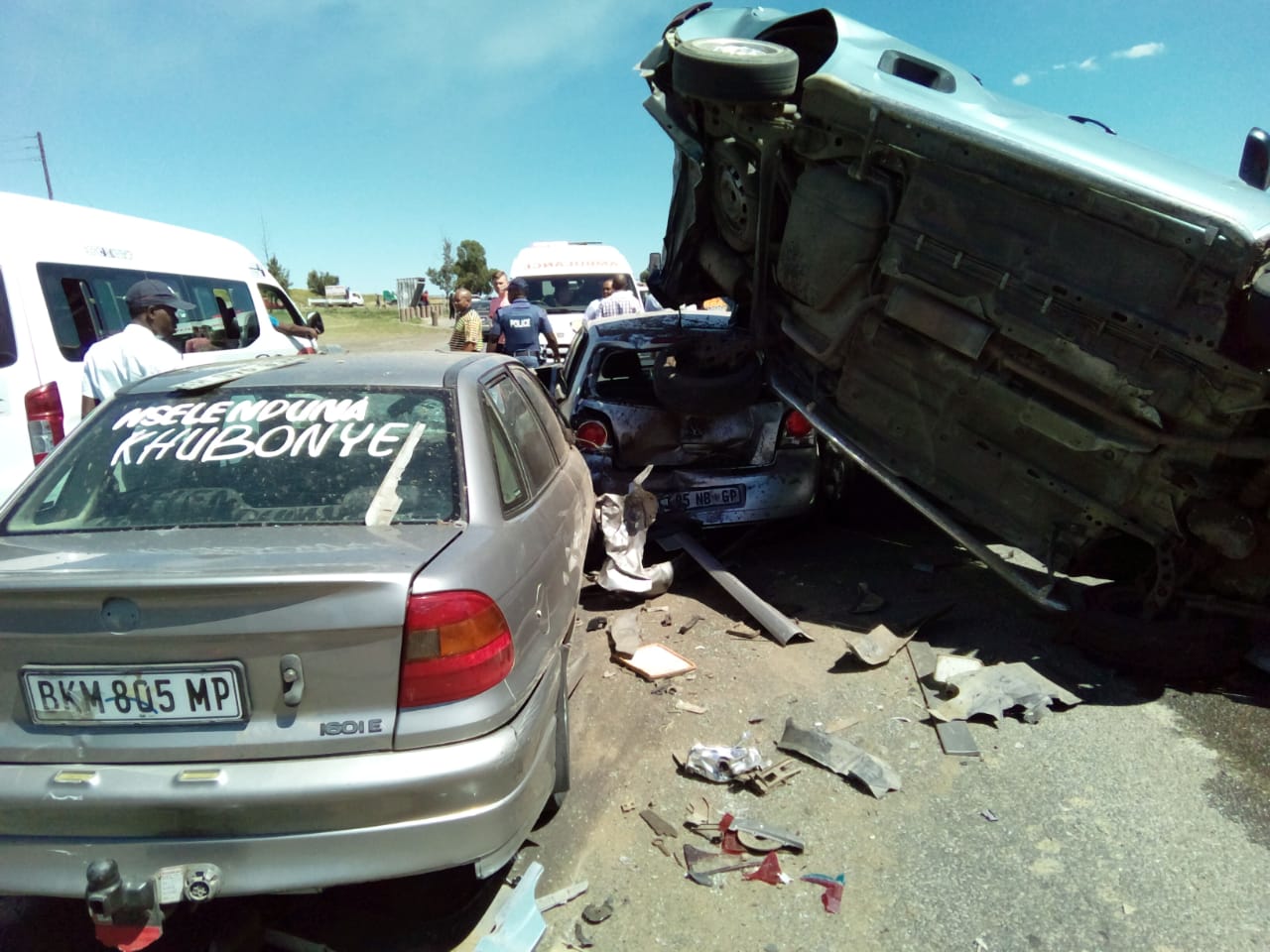 Four cars crash at eMbalenhle intersection | Ridge Times