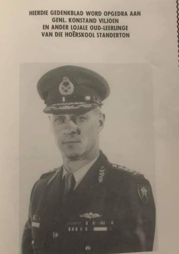 Hoërskool Standerton onthou genl. Constand Viljoen | Ridge Times