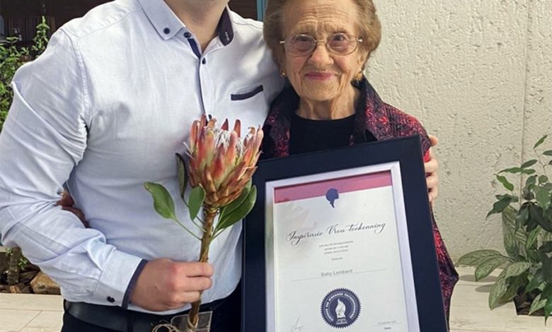 Tannie Baby Lombard (93) van Ermelo het die geskiedenis beleef en ...