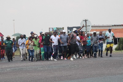 Residents of Leandra march to police station to demand action against ...