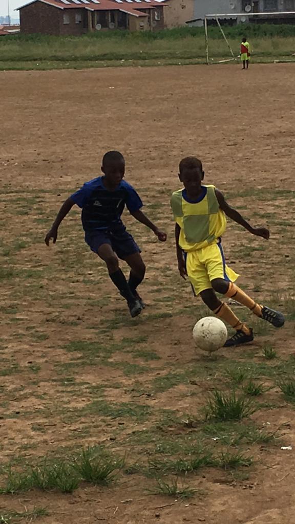 Duo needs help to enhance soccer among kids in eMbalenhle | Ridge Times