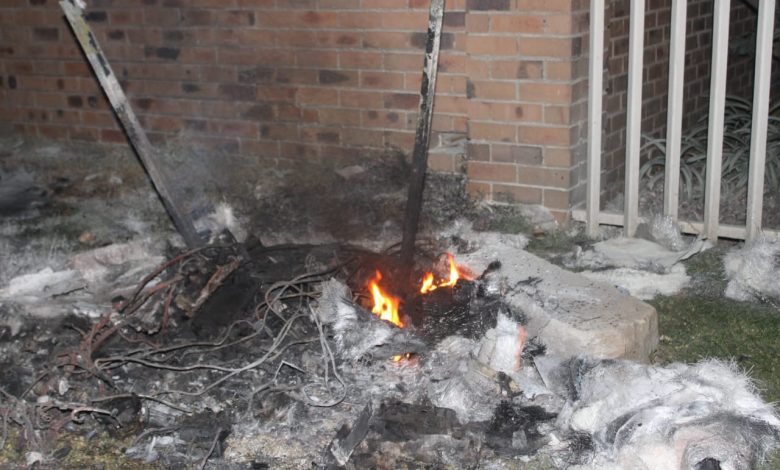 Mini substation goes up in flames | Ridge Times