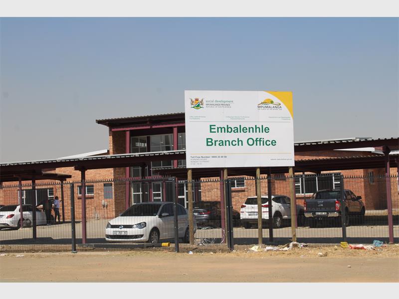 eMbalenhle residents are now receiving social services on their ...