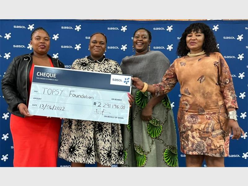 Sasol invests in upcoming farmers and charity organisations | Ridge Times