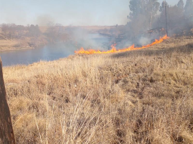 Peak fire season has already begun with two fires in Standerton | Ridge ...