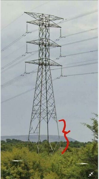 Pylons fall onto N4, cause power outage in Ward 100 too | Ridge Times